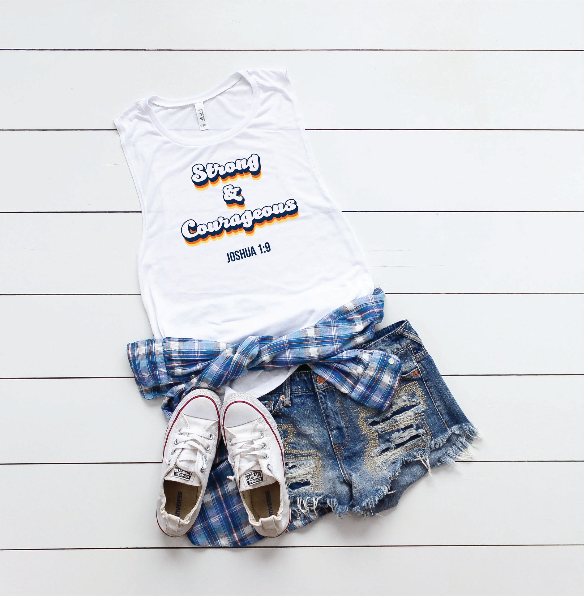 Strong and Courageous Tank – Life and Laundry Apparel